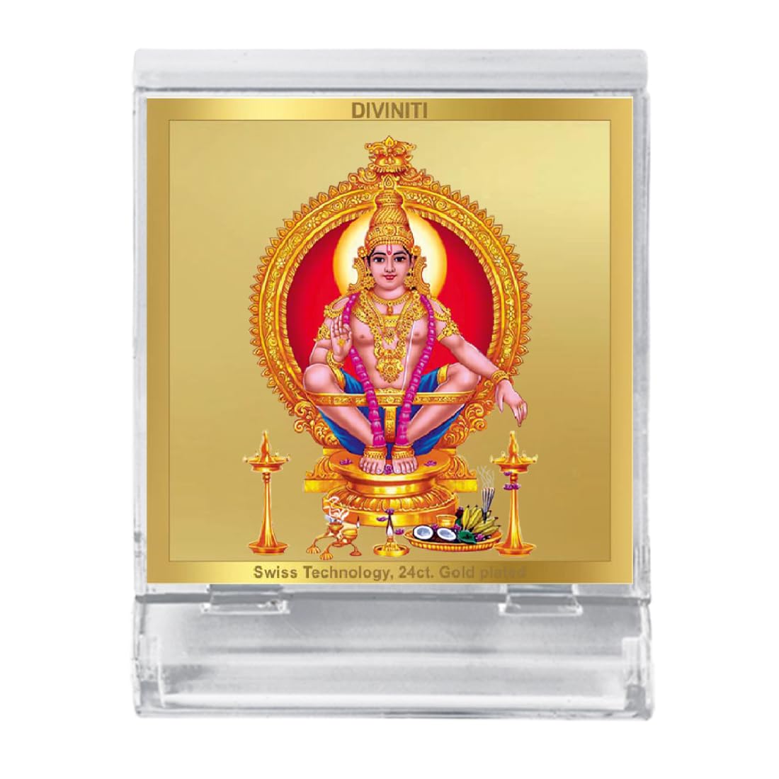 Buy DIVINITI Lord Ayyapan Photo Frame for Car Dashboard, Car Idol ...