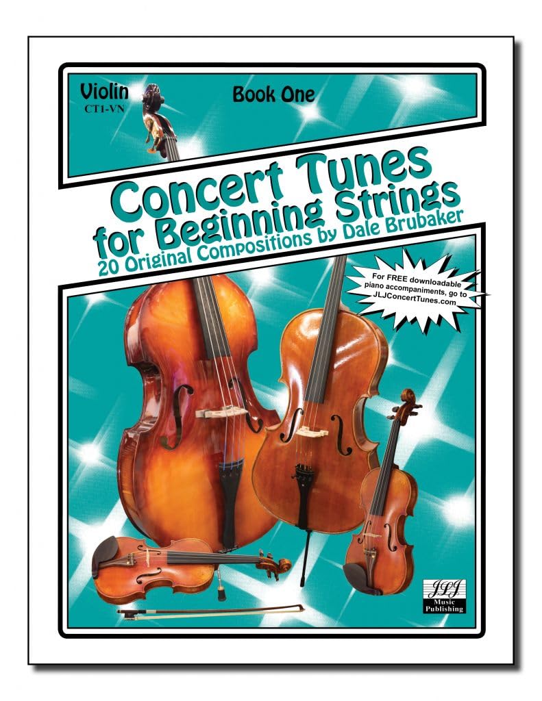 Amazon.com: Concert Tunes for Beginning Strings Book 1 Violin CT1VN ...