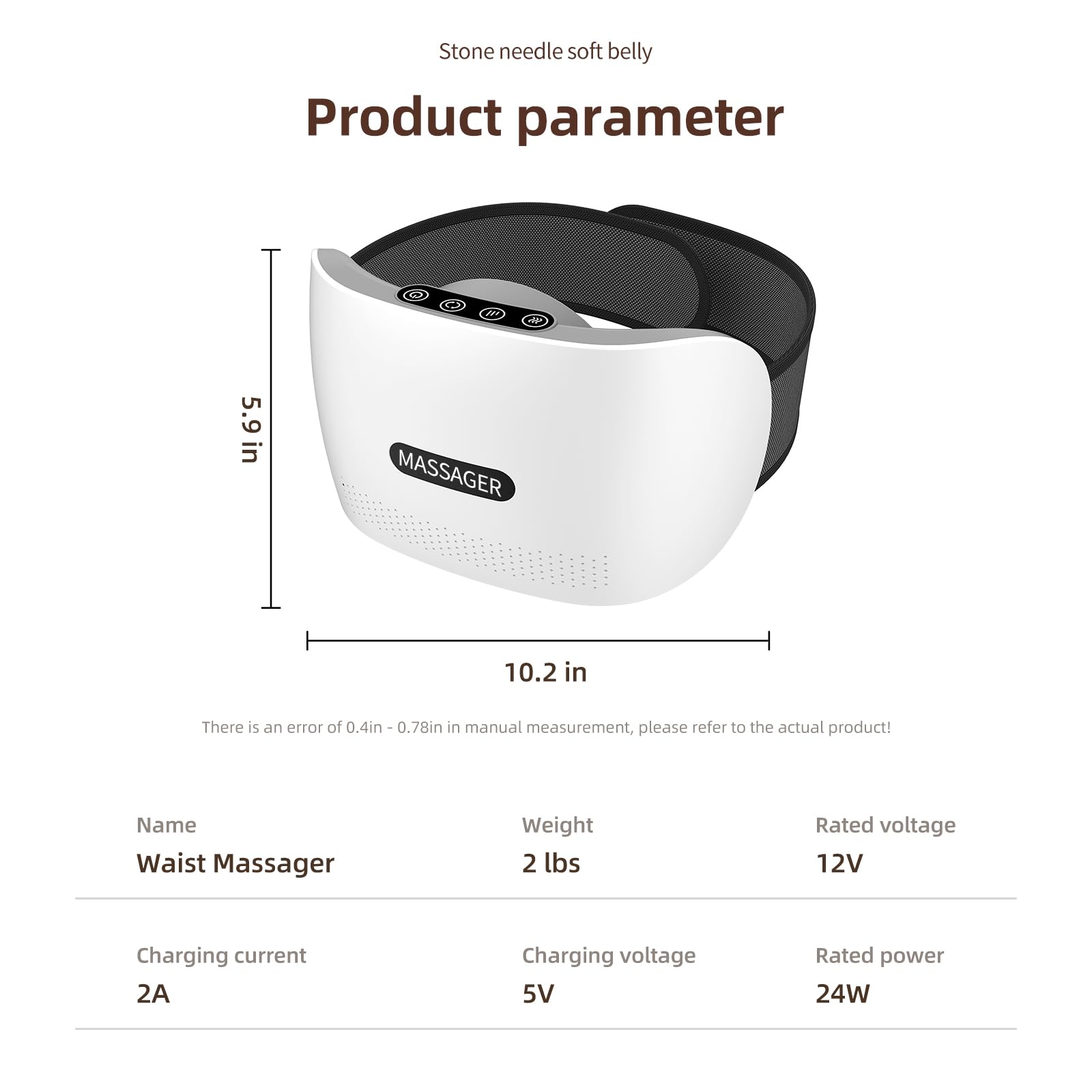 SORELAX Abdominal Cellulite Massager, Electric Stomach Machine for ...
