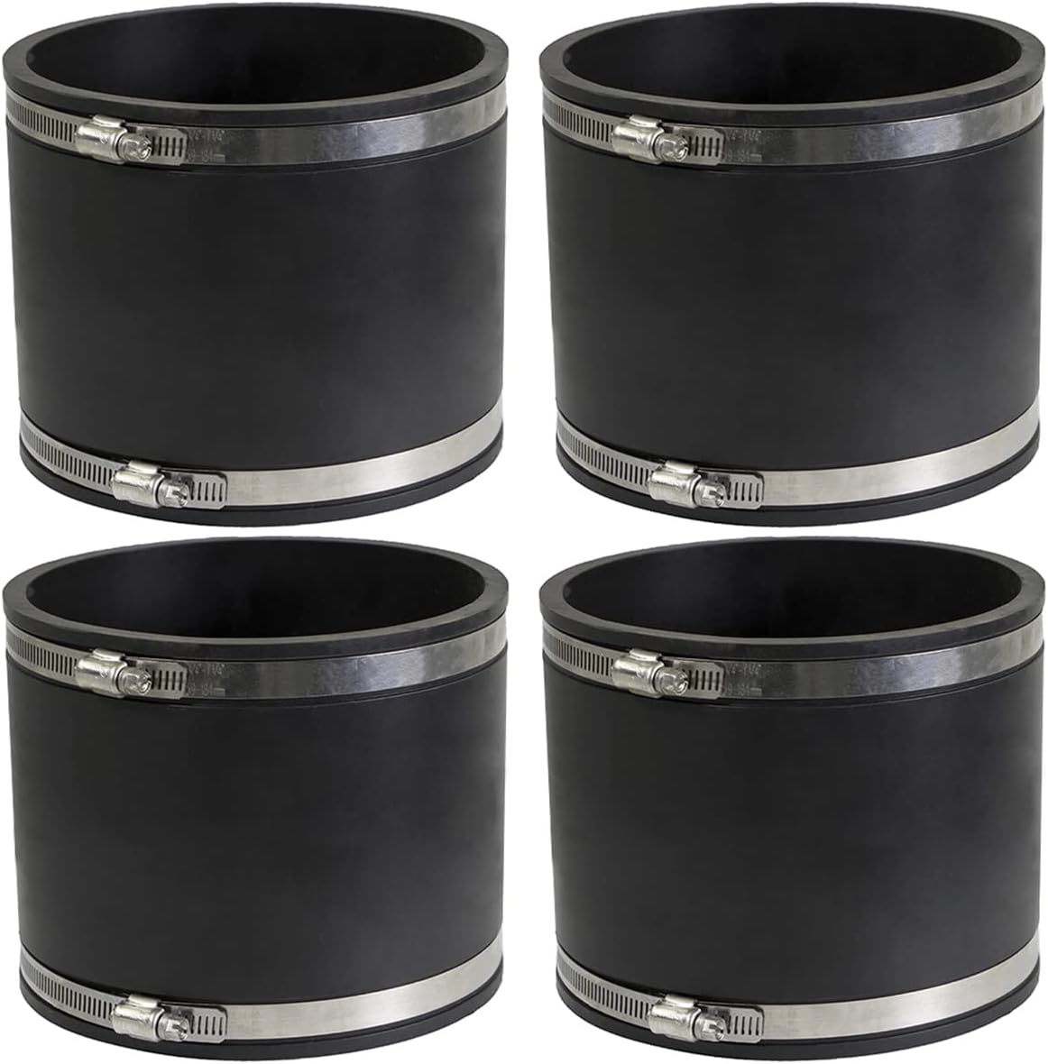 Amazon.com: Supply Giant 6I4Ix4 Flexible Coupling, 6 inch, Black ...