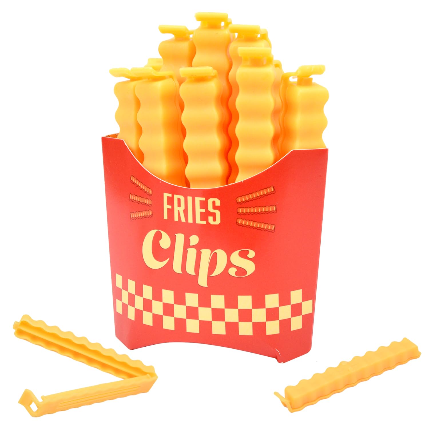 Amazon.com: COIYINGJAUNEI Fries Kitchen Clips Bag Clips Food Clips ...