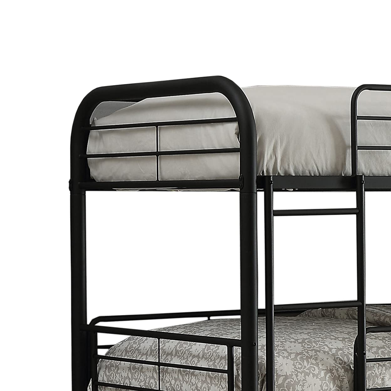 Acme Cairo Metal Frame Full Triple Bunk Bed in Sandy Black *incomplete ...
