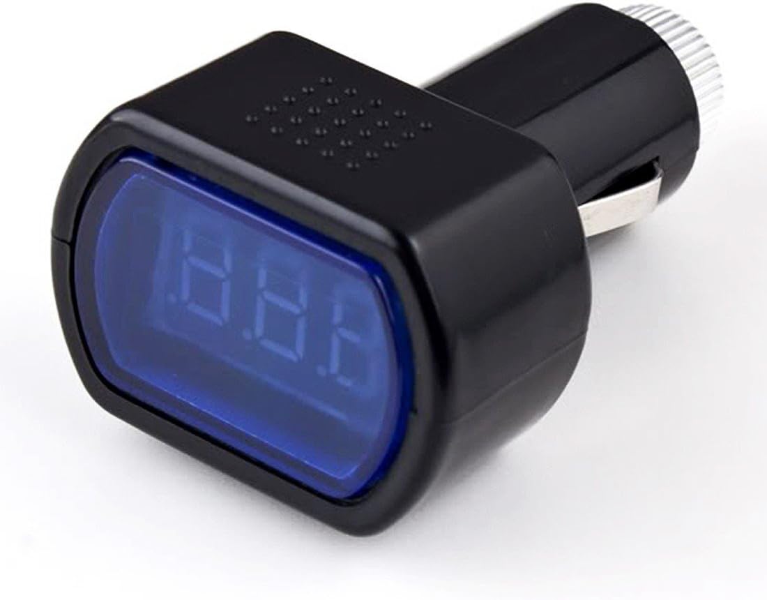 LED Digital Car Volt Voltage Meter Battery Vehicle Car 12v 24v Battery ...