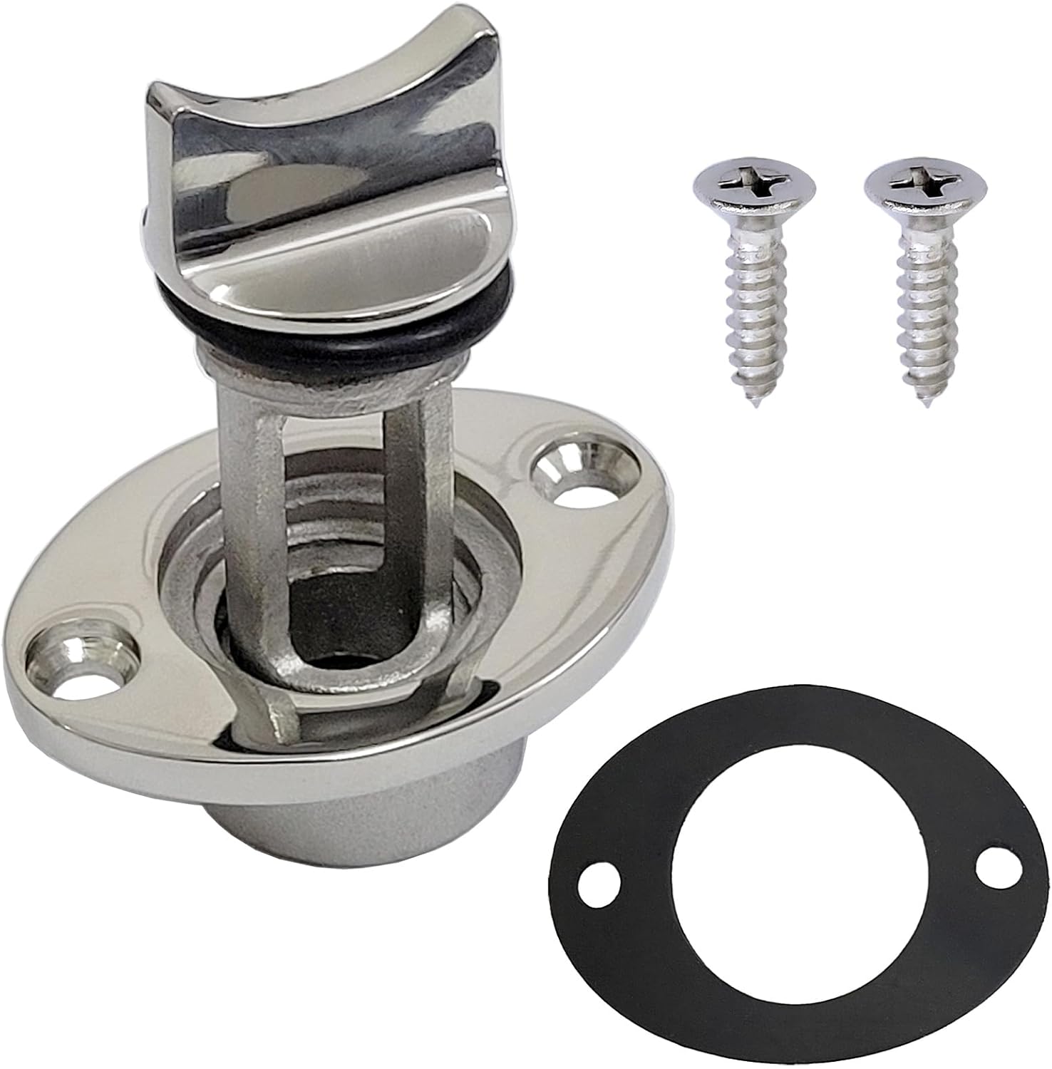 Amazon.com: 316 Stainless Steel Boat Drain Plug High Polished Garboard ...