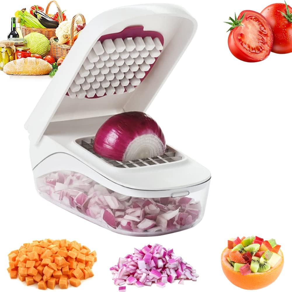 Amazon.com: Vegetable Chopper, Onion chopper Dicer Cutter, Food Chopper ...