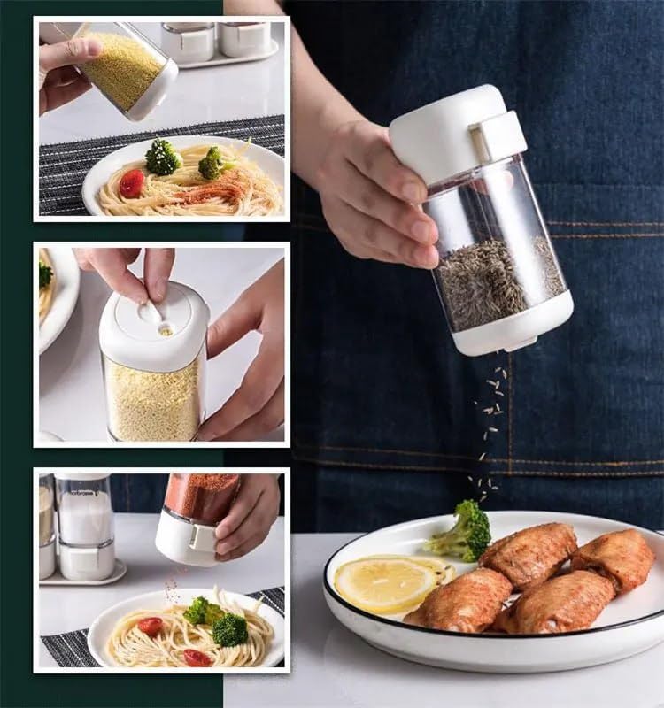 Buy Prapatti Salt Dispenser, Salt and Pepper Seasoning Containers ...
