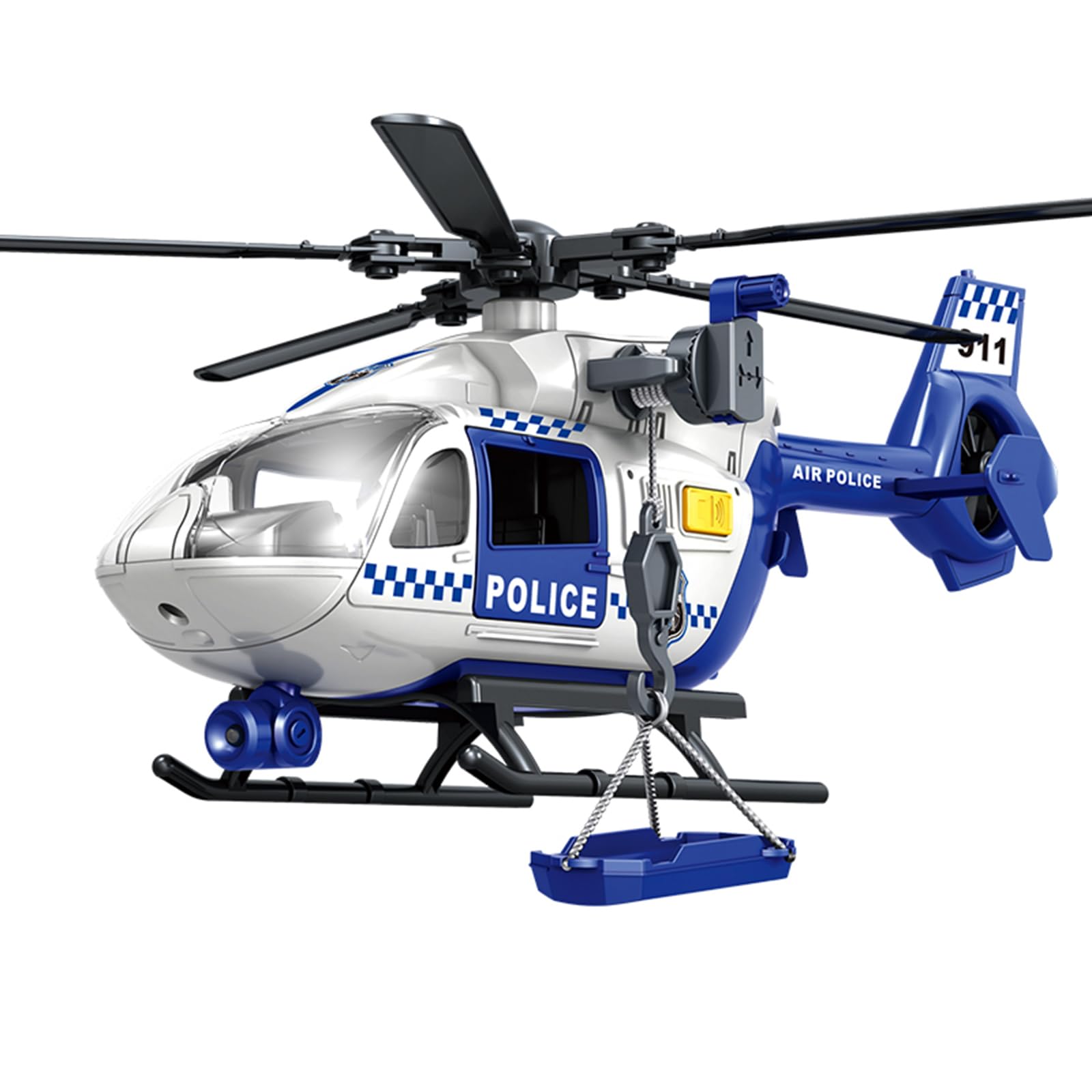 Amazon.com: RANHANGQI 15" Rescue Helicopter Toy Light and Sound Rescue ...
