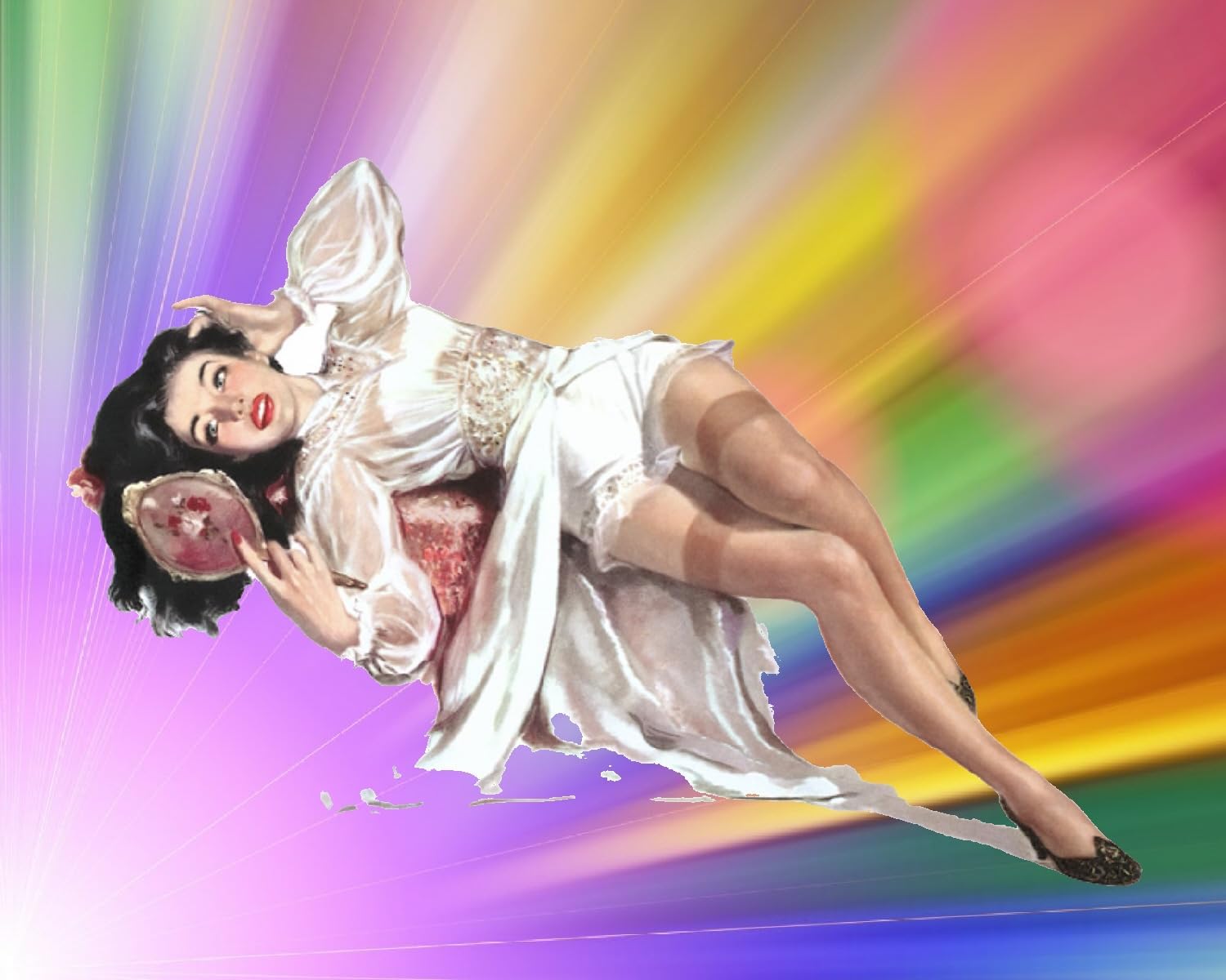 Amazon.com: Sexcy Women on Real photo Backround #A15 (11X14) : Adeeb Barsoum, Unknown pin up ...