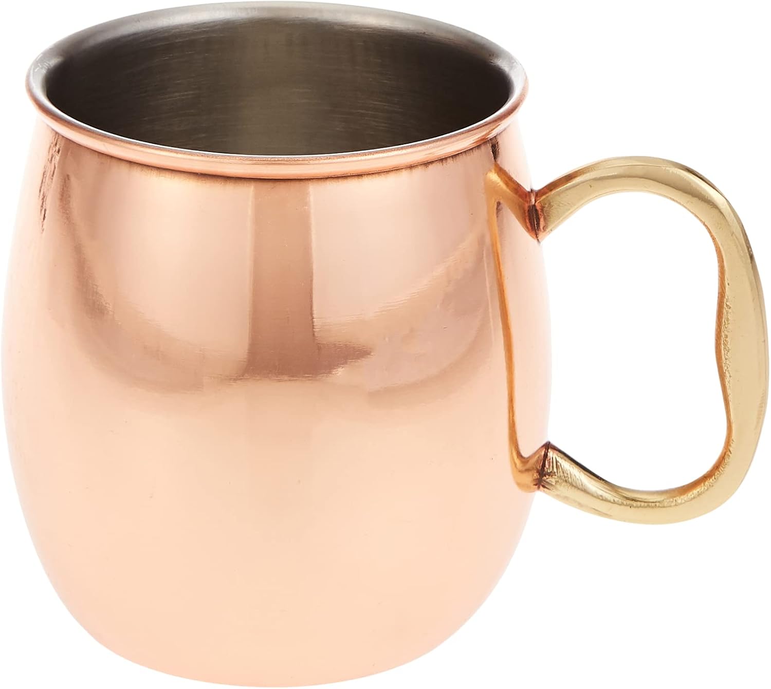 Raj Steel Copper Plated Moscow Mule Mug, 11.5 cm, SMMM01, Cocktail Mug ...