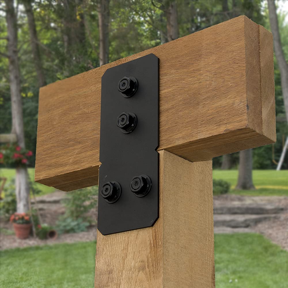 Snapklik.com : OZCO Ironwood 8" Post To Beam Flush Connector Heavy Duty ...