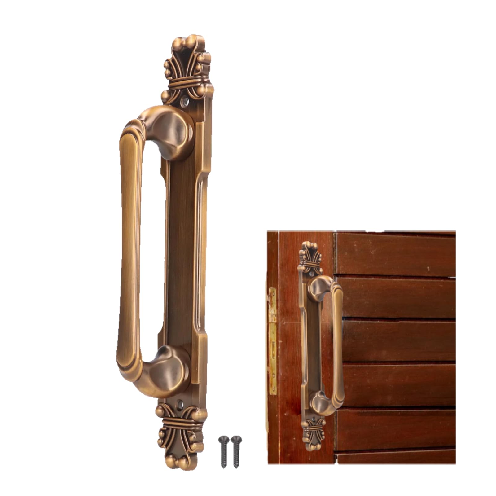 Wardrobe Door Handle,European Style Door Pull Handle with Back Plate ...