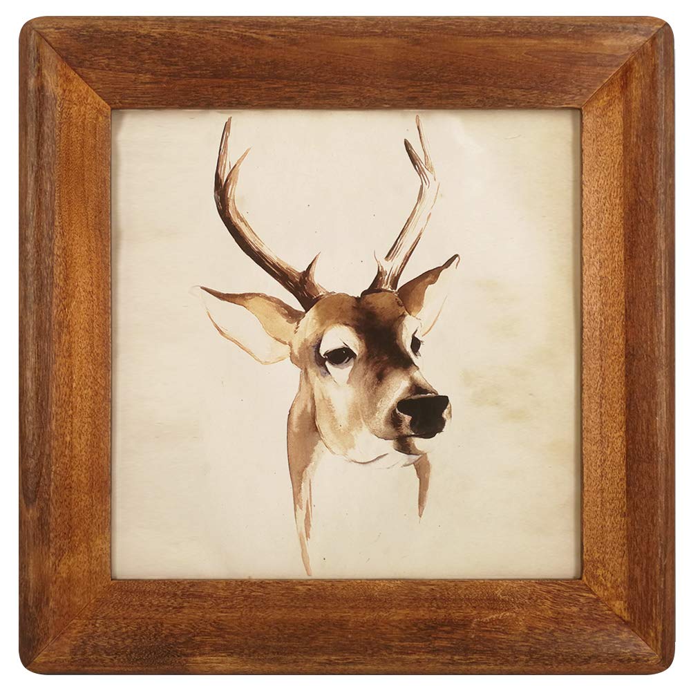 Amazon.com - icheesday 8x8 Picture Frames, Rustic Wooden Square Photo ...