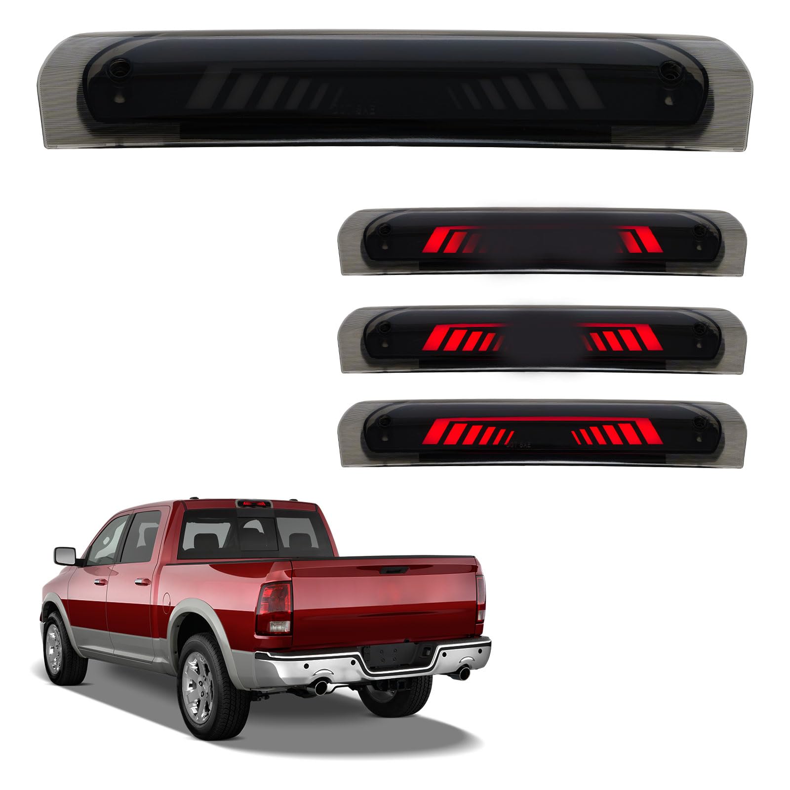 Snapklik.com : Cxdar Third 3rd Brake Light For 2002-2008 Dodge Ram 1500 ...