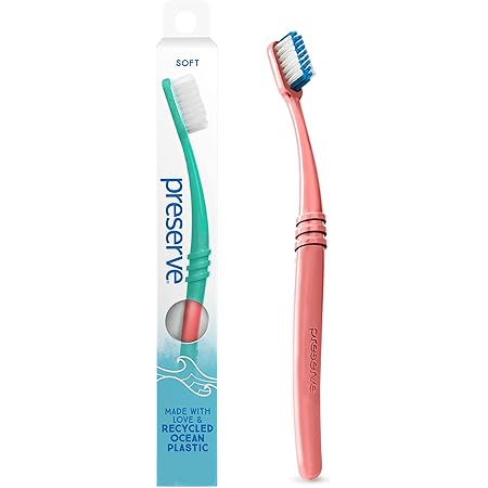 Amazon.com : Preserve Eco Friendly Adult Toothbrushes, Made in The USA ...