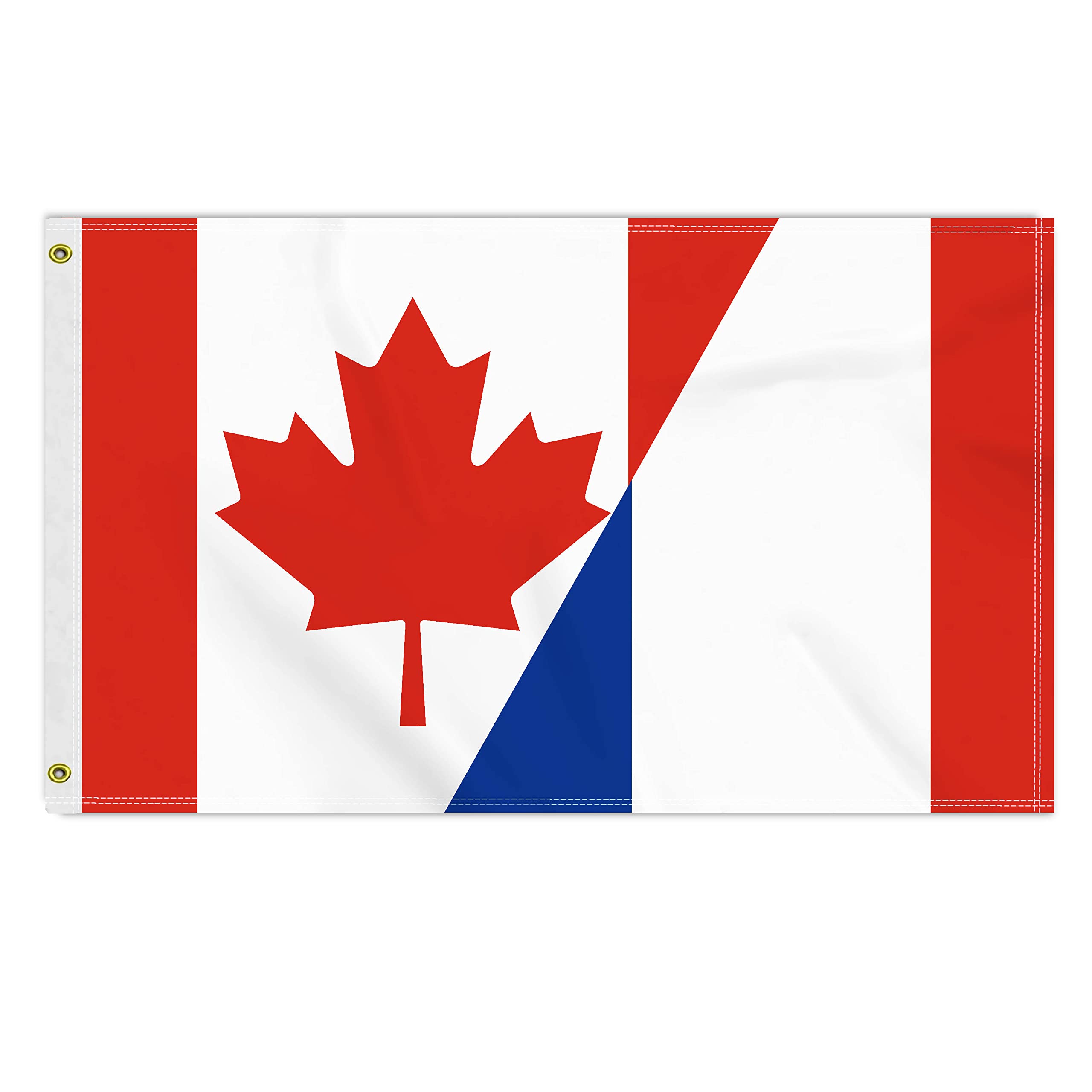 French Canadian Flag Canada Acadia French Canadian Peoples Table Desk