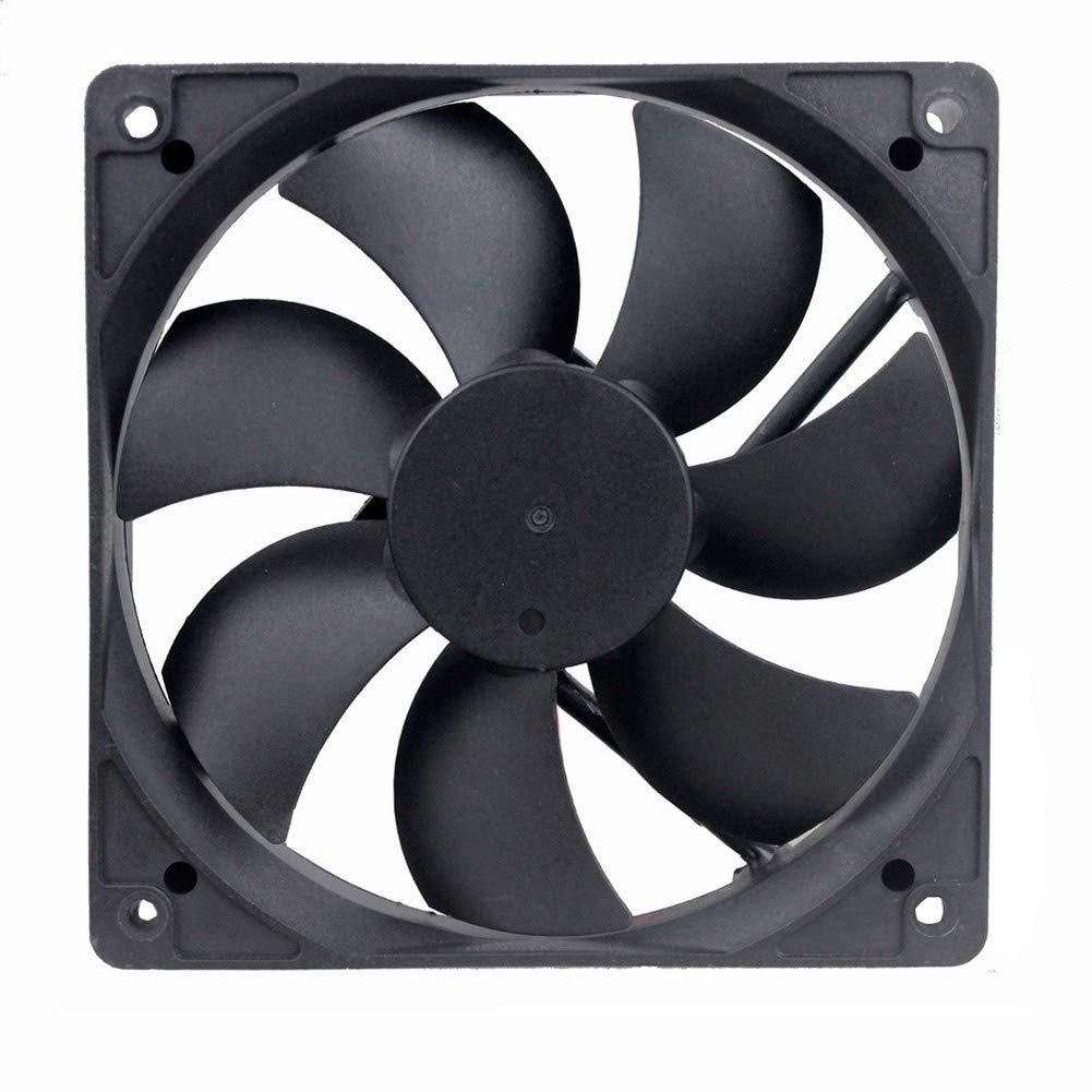 Snapklik.com : 120mm PWM Fan, 12V 120mm X 25mm Quiet Brushless Cooling ...