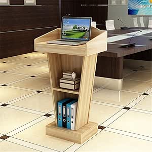 Amazon.com: SOSSEG Podium, Standing Reading Desk,Floor Standing Lectern ...