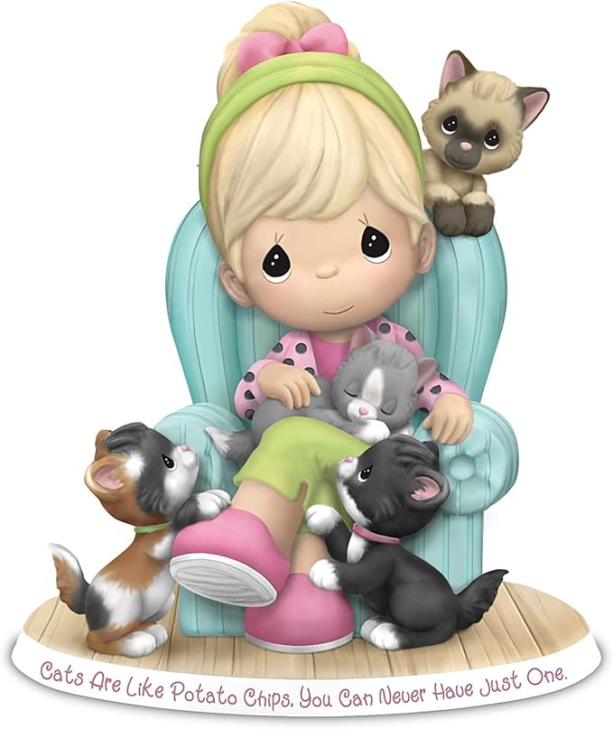 Amazon.com: The Hamilton Collection Precious Moments Cats are Like ...