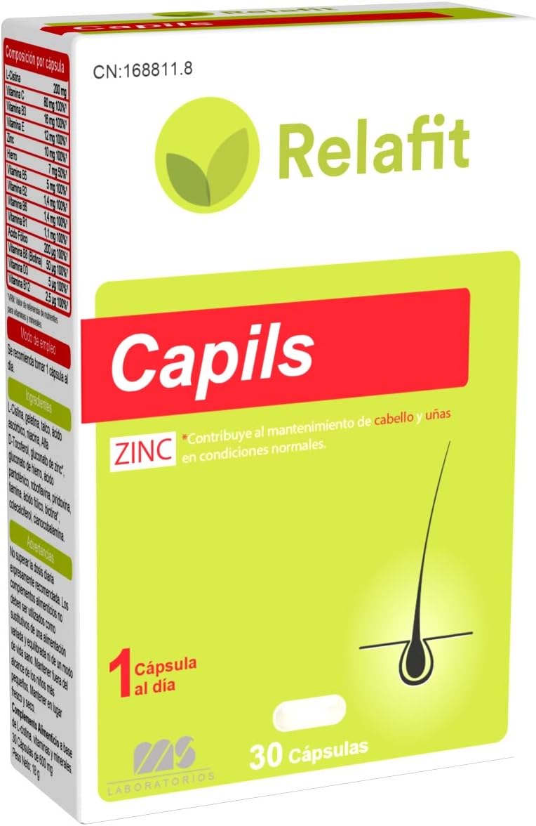 RELAFIT CAPILS 30 CÁPSULAS : Amazon.es: Salud y cuidado personal