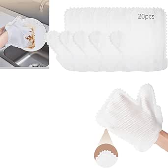 Amazon.com: HICOBAR Multi-purpose Washable Dusting Gloves, Home Dust ...