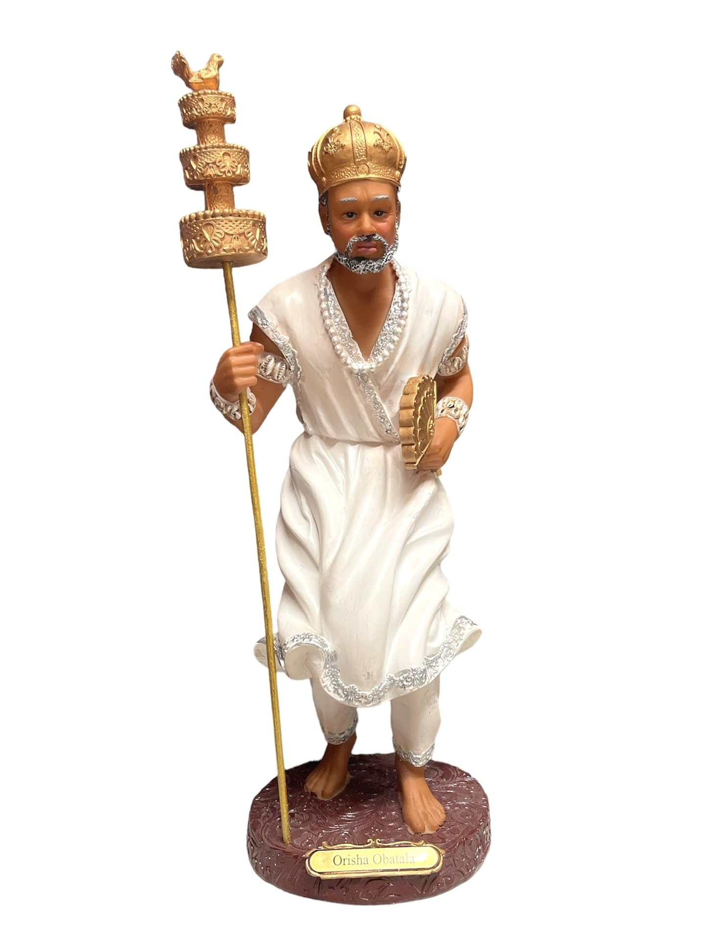 Amazon.com: 12" Orisha Obatala Statue Yoruba Santeria Seven Powers ...