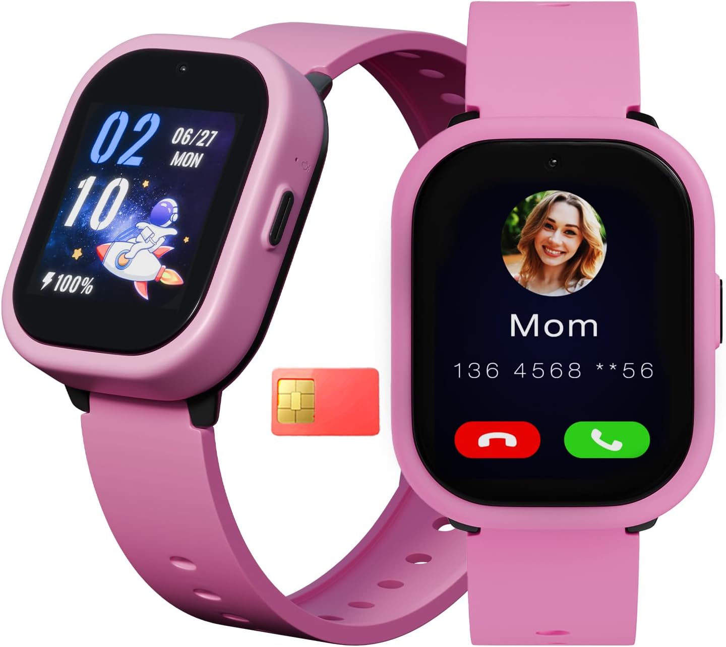 Vibez Smart Watch for Kids – SIM Card, 4G Voice Calling, GPS Location ...