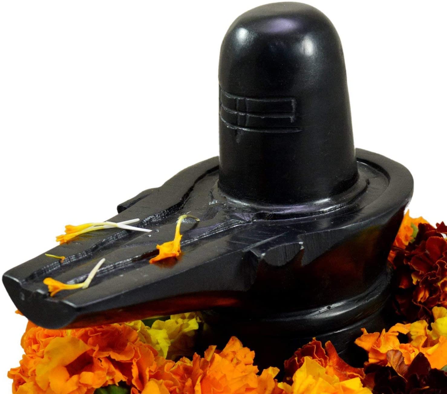Buy Marble Shiva Lingam Shivling 5 Inch Black Shivlinga Shiva Linga ...