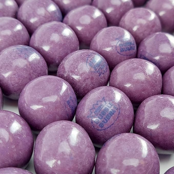 Amazon.com : Generic 5lb Grape Gum Balls 1 Inch Round Dubble Flavor ...