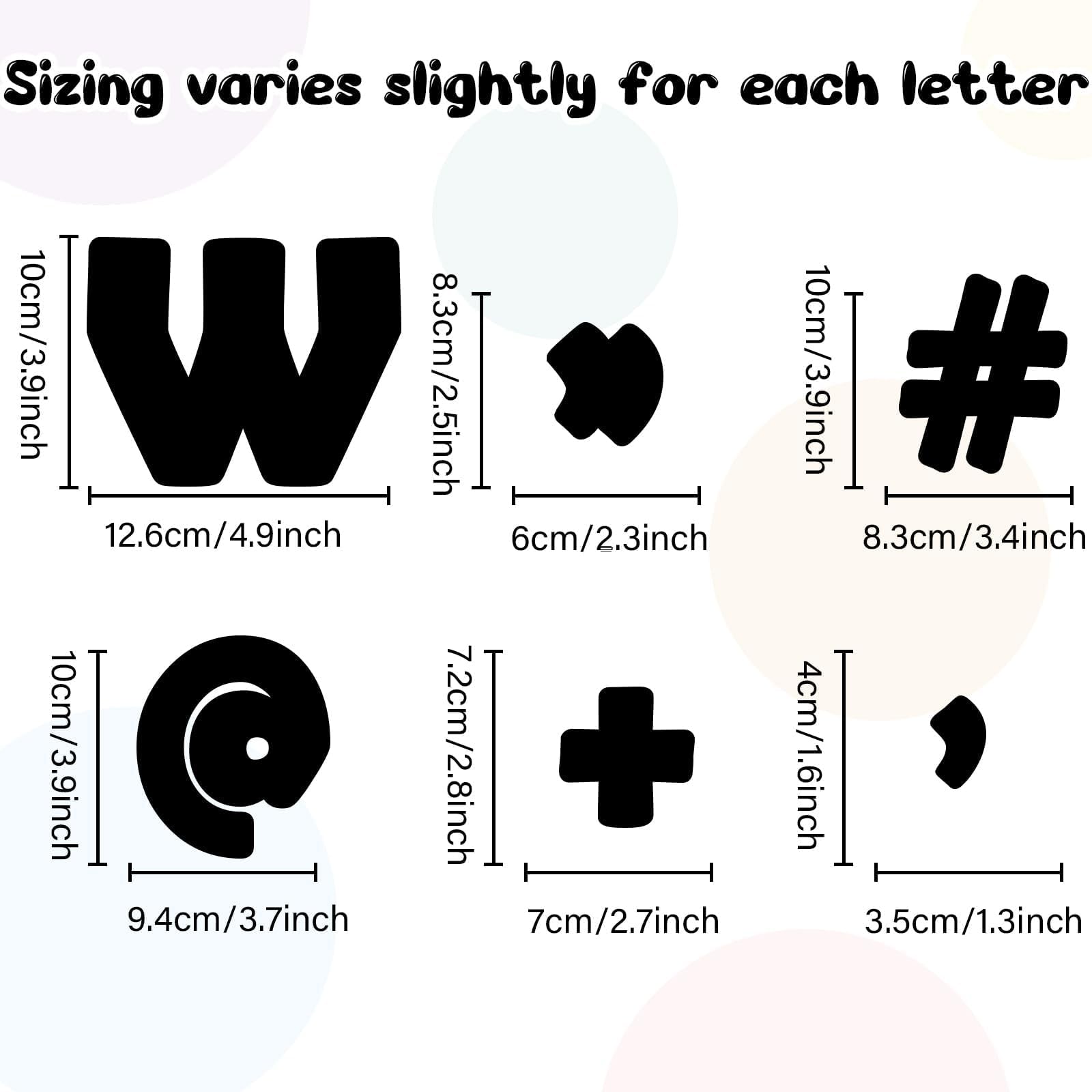 Snapklik.com : 260 PCS Bulletin Board Letters For Classroom 4” Letters ...