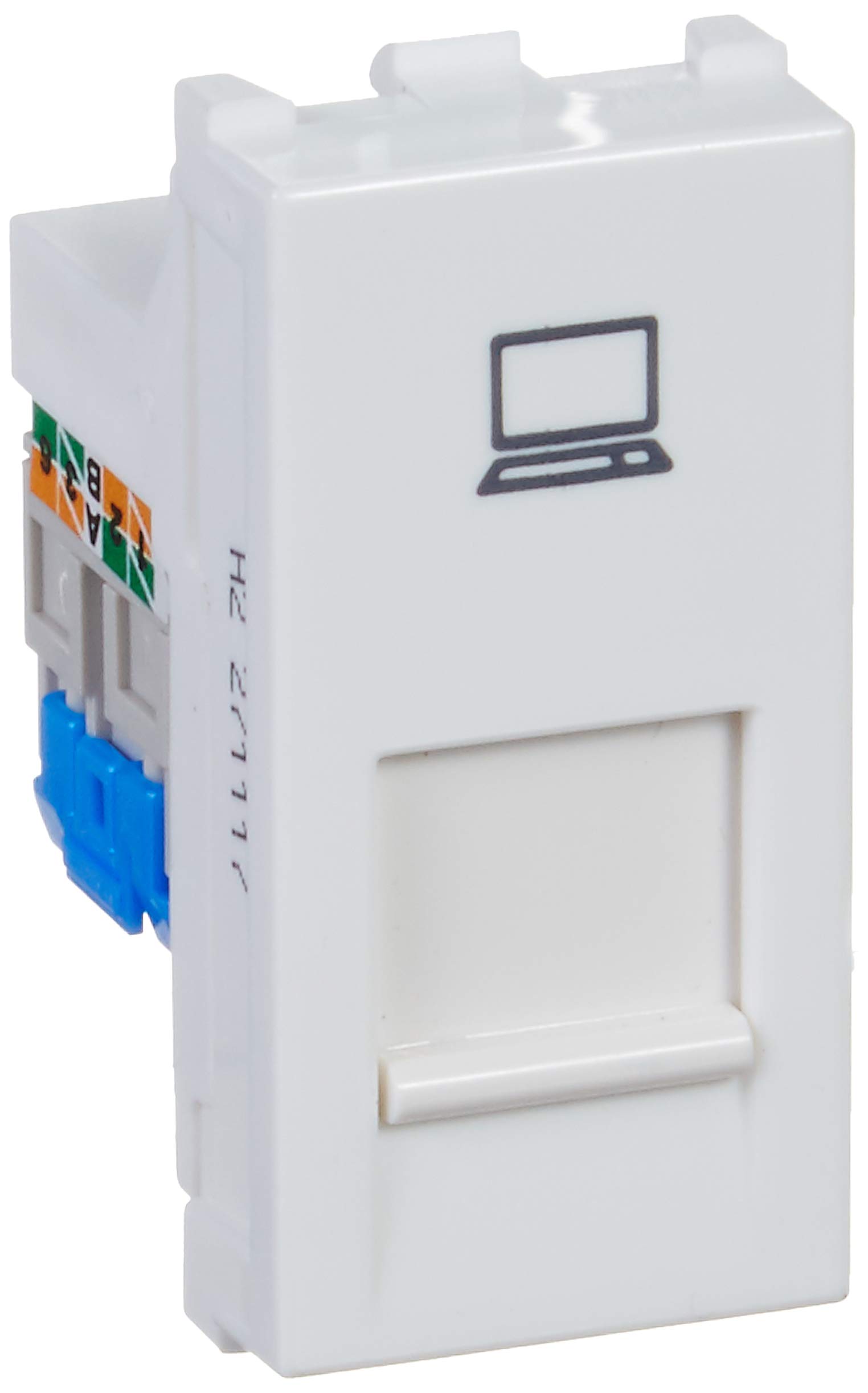 Anchor by Panasonic 66557 RJ45, Computer Socket, Cat 6, 1Modular (White ...