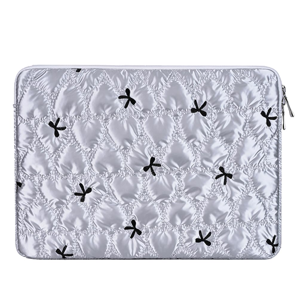 Amazon.com: AZURAOKEY Cute Bow Graphic Laptop Sleeve Kawaii Aesthetic ...