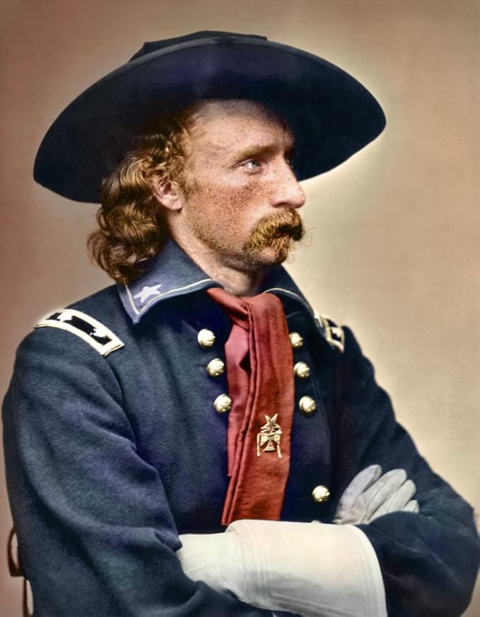Amazon.com: Civil War portrait of General George Armstrong Custer ...