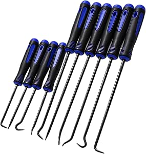 Hook and Pick Tool Set - 10-Piece Pick Tools Kit for Repair,Mechanical ...