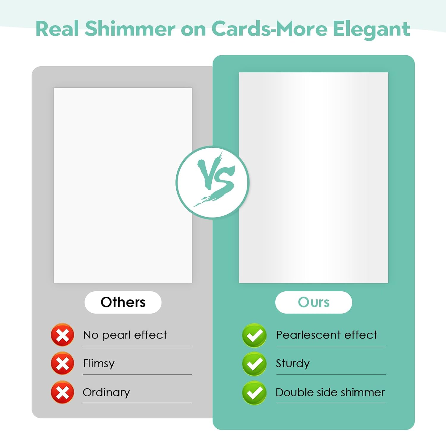 200 Sheets 5X7 Blank White Shimmer Card Stock Philippines | Ubuy