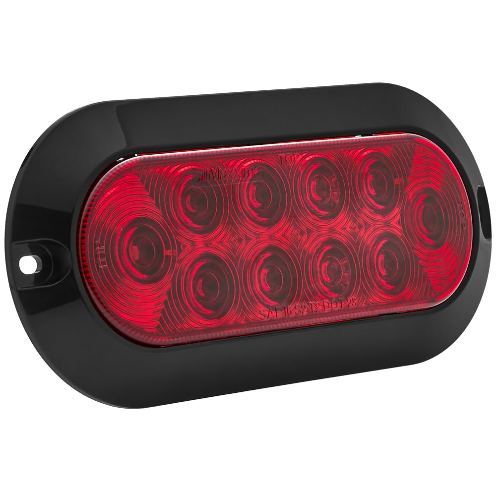 Amazon.com: Maxxima 6" Oval Red Back-Up Lamp for Trucks and Heavy Duty ...