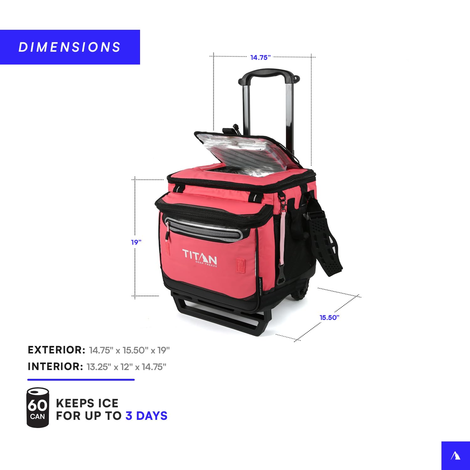 Snapklik.com : Arctic Zone Titan Deep Freeze 60 (50+10) Can Collapsible ...