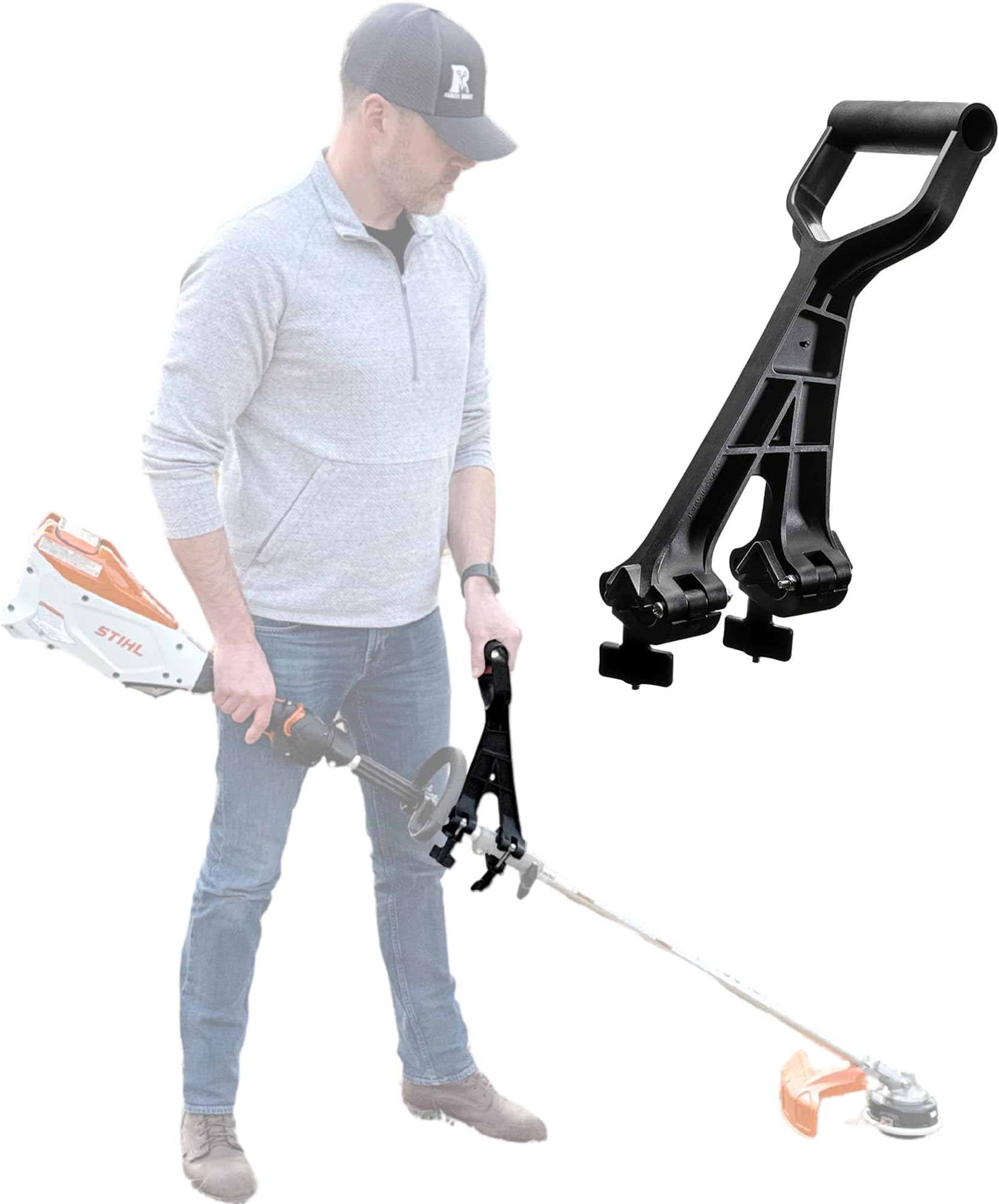 Amazon.com : The Rah Handle! A Universal Ergonomic Back Saving Lefty Or ...