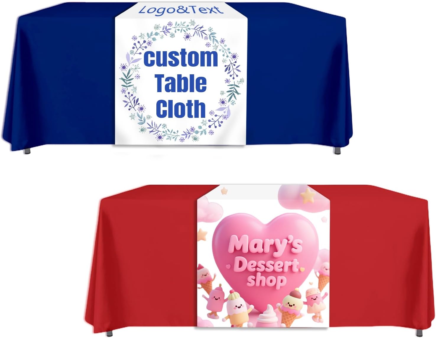 Amazon.com: Custom Table Runner, Customize Rectangle Table Cloths with ...