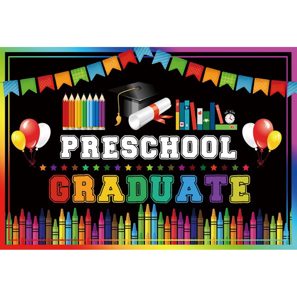 Buy OFILA 7x5ft 2022 Preschool Graduate Backdrop for Photography ...