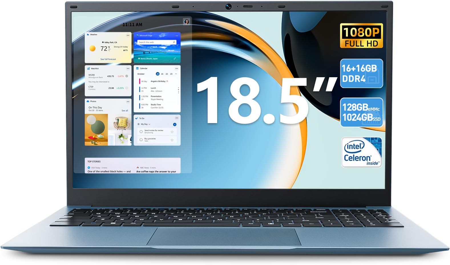 Snapklik.com : Naclud 18 Inch Laptops, 32GB RAM 128GB EMMC+1024GB SSD ...