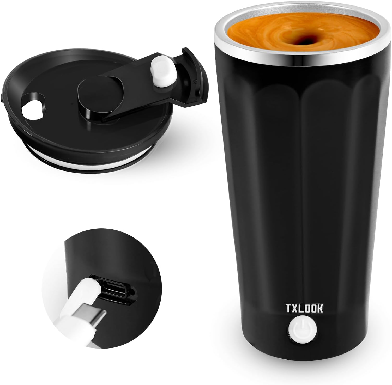 Amazon.com: Self Stirring Mug Rechargeable Self Stirring Coffee Mug ...