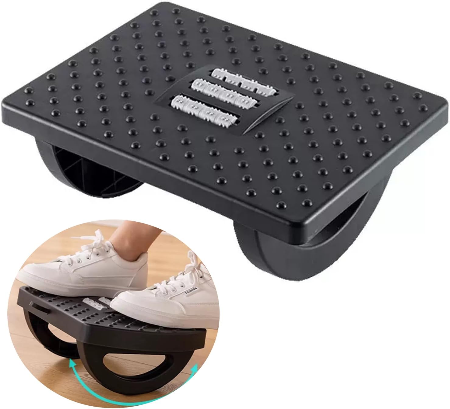 Amazon.com: CasaZenith Foot Rest for Under Desk at Work - Ergonomic ...