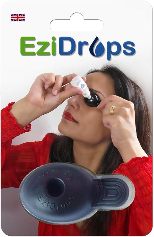 EziDrops - Eye Drop Dispenser Aid - Easy Eye Drop Applicator - Safe ...