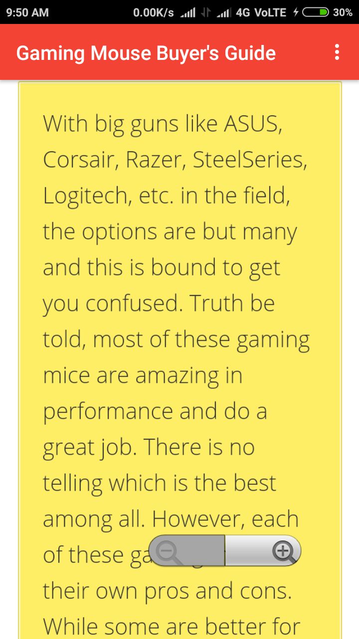 Gaming Mouse Buyer's Guide - App on the Amazon Appstore