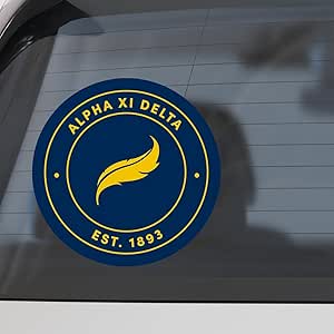 Amazon.com - Sorority Shop Alpha Xi Delta Car Decal Sticker- Full Color ...