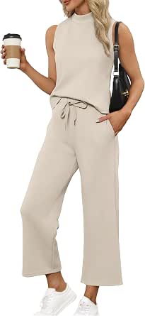 Amazon.com: XIEERDUO Two Piece Sets for Women Summer Lounge Sets Beach ...