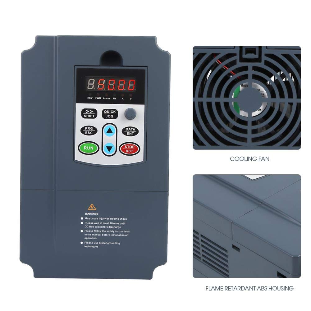 Buy VFD Inverter, 3Phase 380VAC 7.5KW Heavy Duty Variable Frequency ...