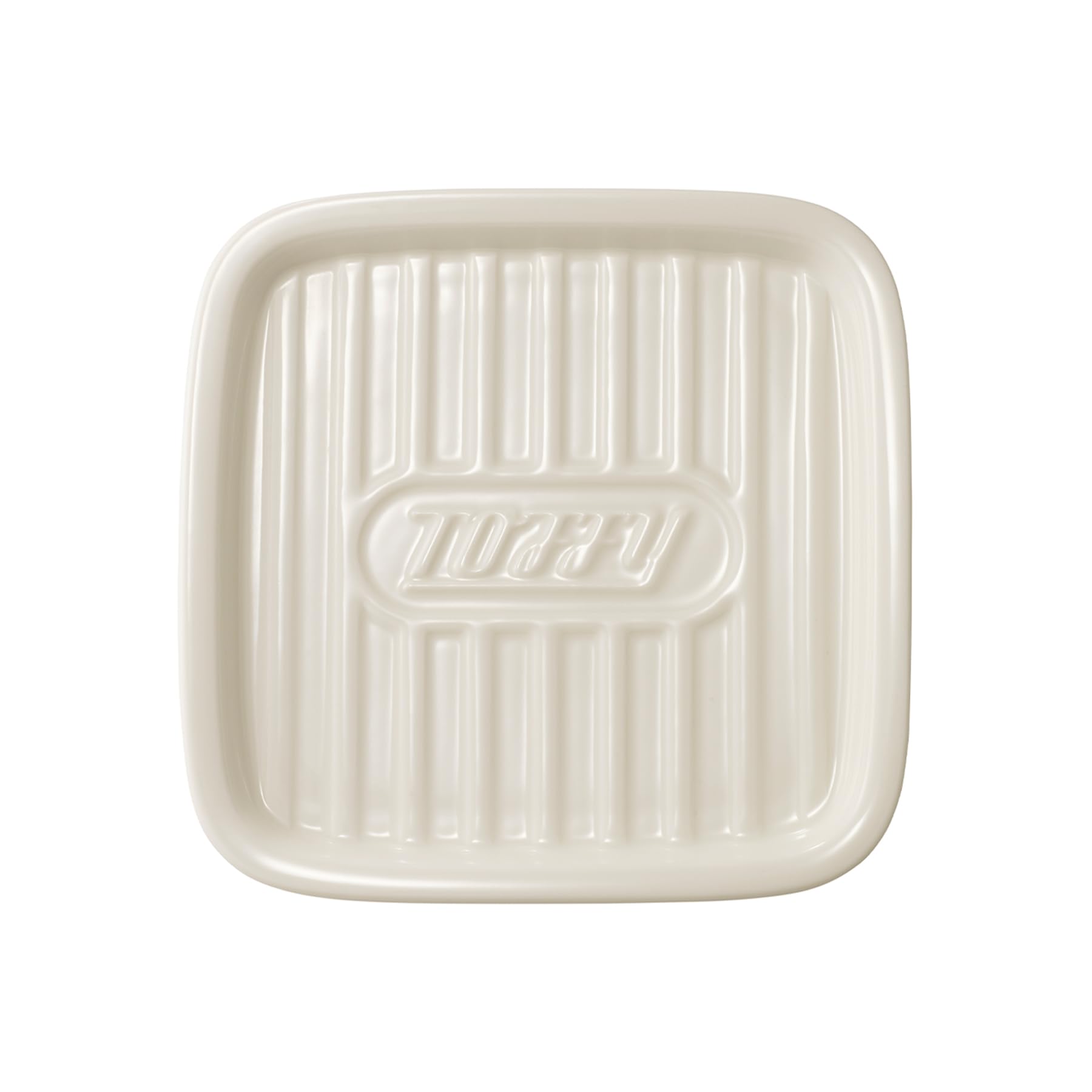 Amazon.co.jp: Toffy K-KU19-MW Toast Plate, Milky White, Bread Plate ...