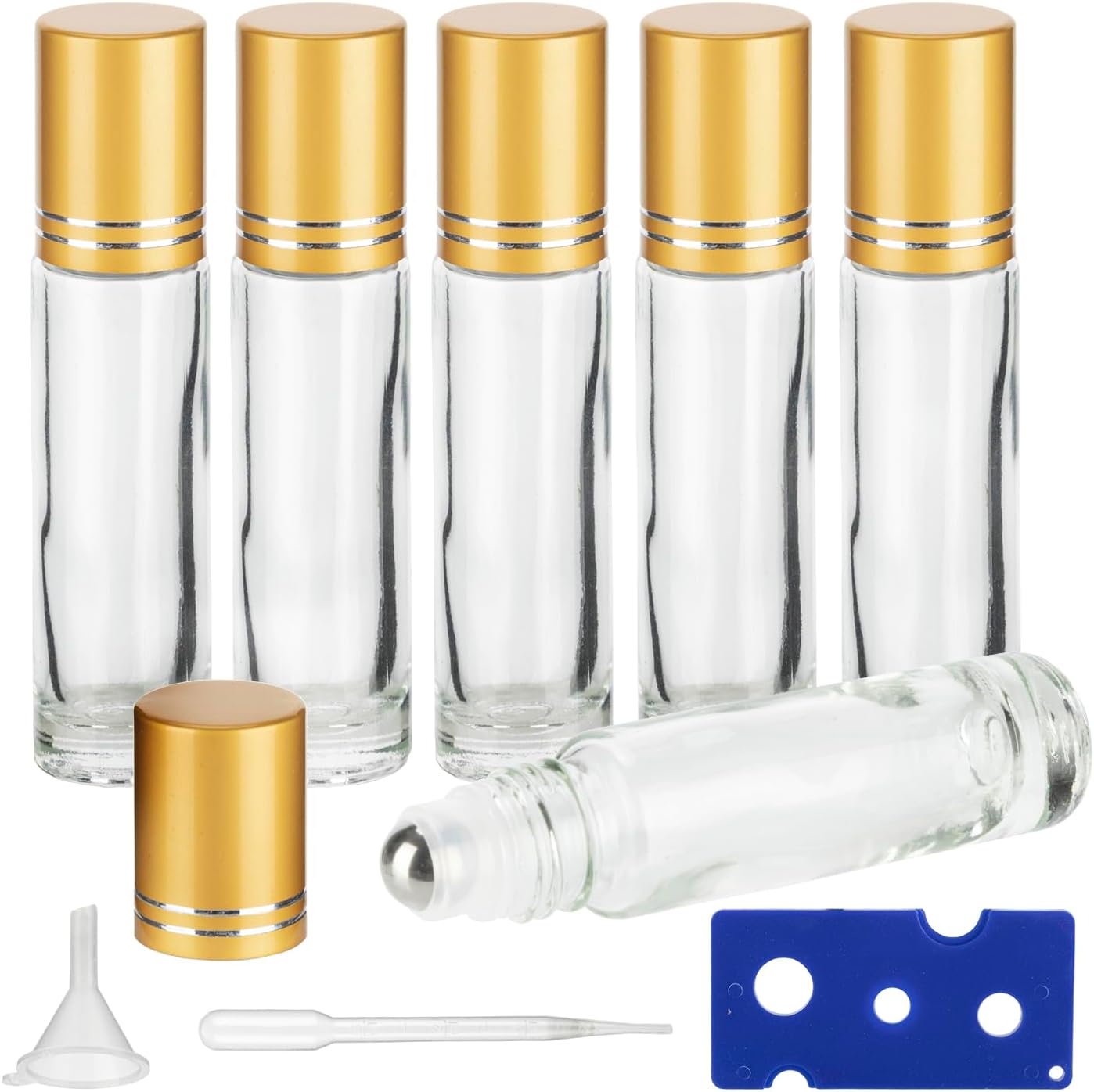 Amazon.com: GIVITASOT 10ML Essential Oil Roller Bottles, 6 Pack Clear ...