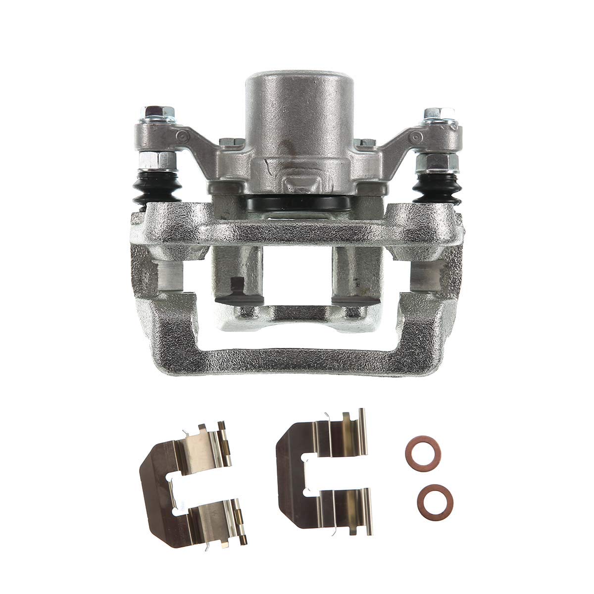YHTAUTO Rear Side Disc Brake Calipers with Bracket Replacement for ...